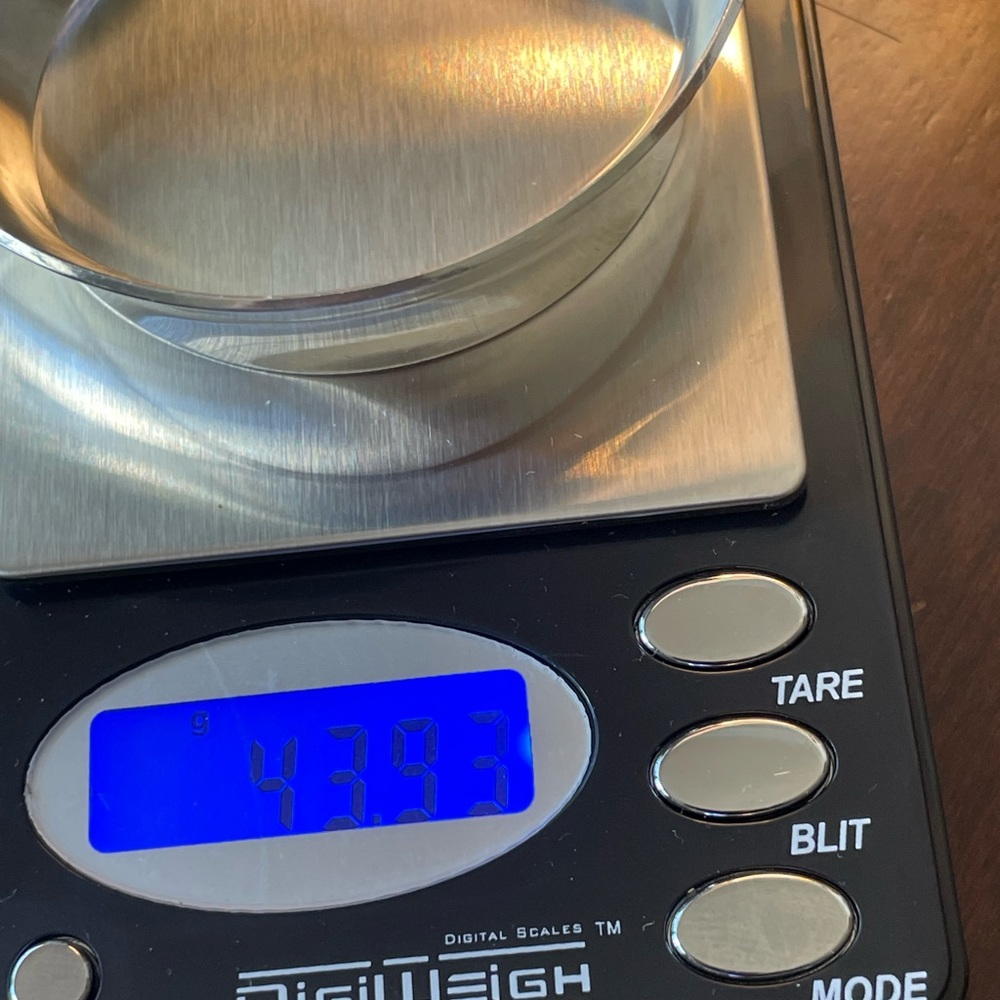 Vintage Ej Sterling Silver Denmark Cuff - Gem